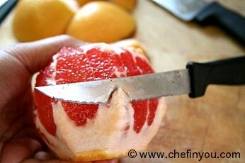 How to Supreme Citrus fruits | How to Supreme Grapefruit | Chef In You