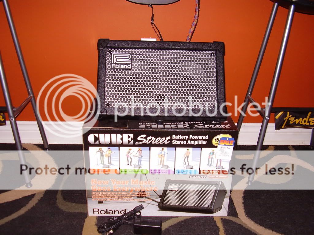 FS: Roland Cube "Street" AC and Battery powered Busker amp - Amps ...