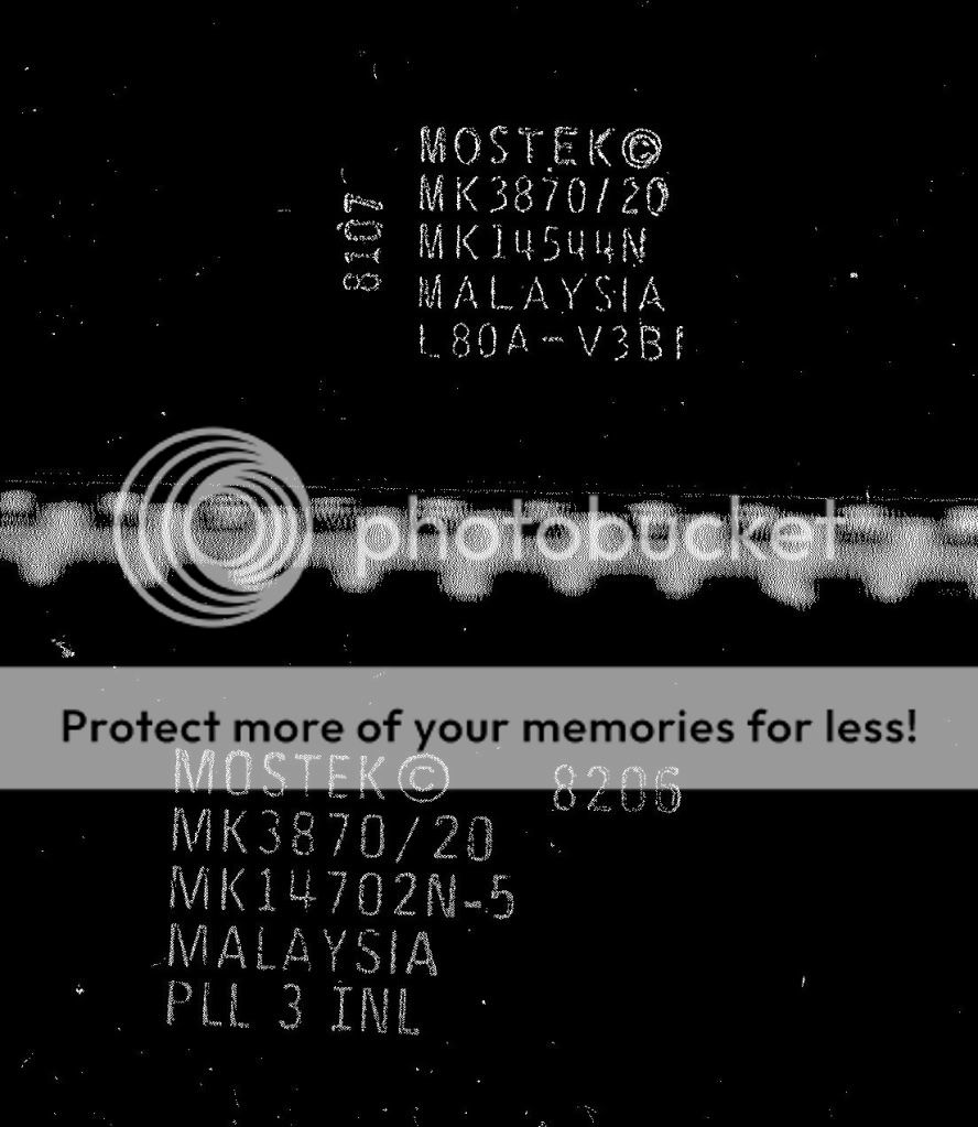 Gezocht: Microprocessor MK3870 of MK14246N voor 22ah799 - MFBfreaks.com